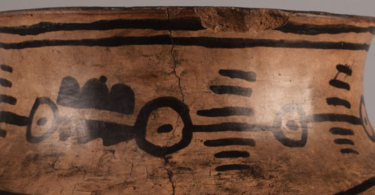 Historic Southwest Pottery Tesuque Pueblo Pottery C4592B - Adobe ...