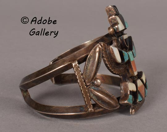 Zuni Pueblo Southwest Native American Jewelry Bracelet C4845J - Adobe ...